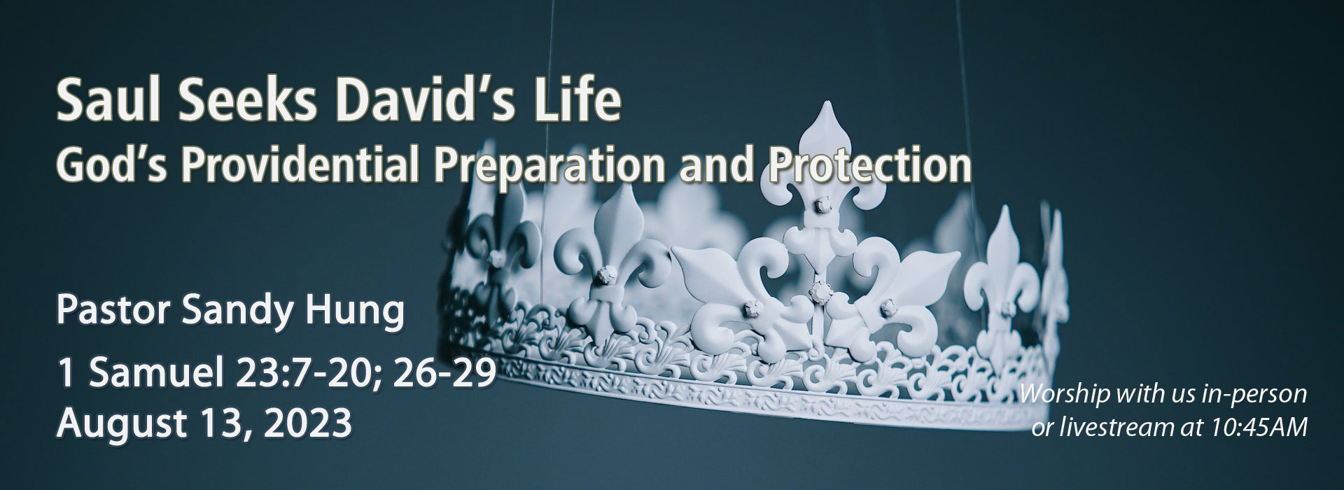 Saul Seeks David’s Life: God’s Providential Preparation and Protection ...