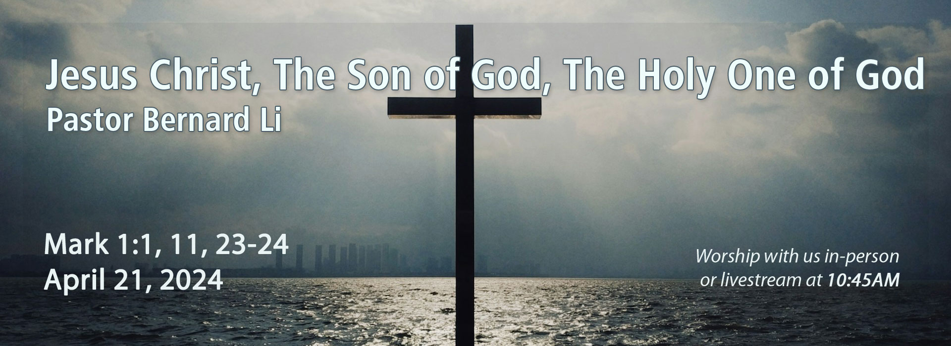 Jesus Christ, The Son of God, The Holy One of God – Fujian Evangelical ...